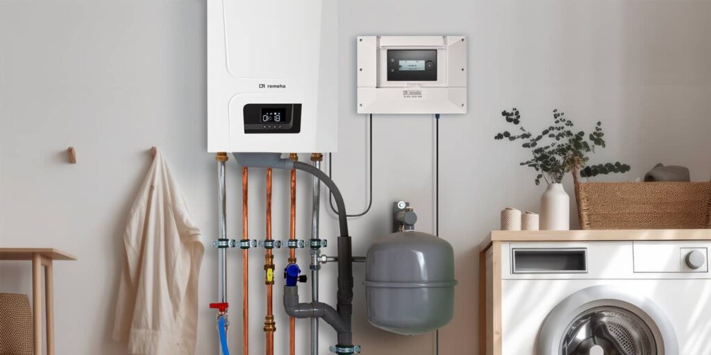 Remeha Elga Ace Monoblock Hybride Warmtepomp 8kW + Binnenunit - Technim