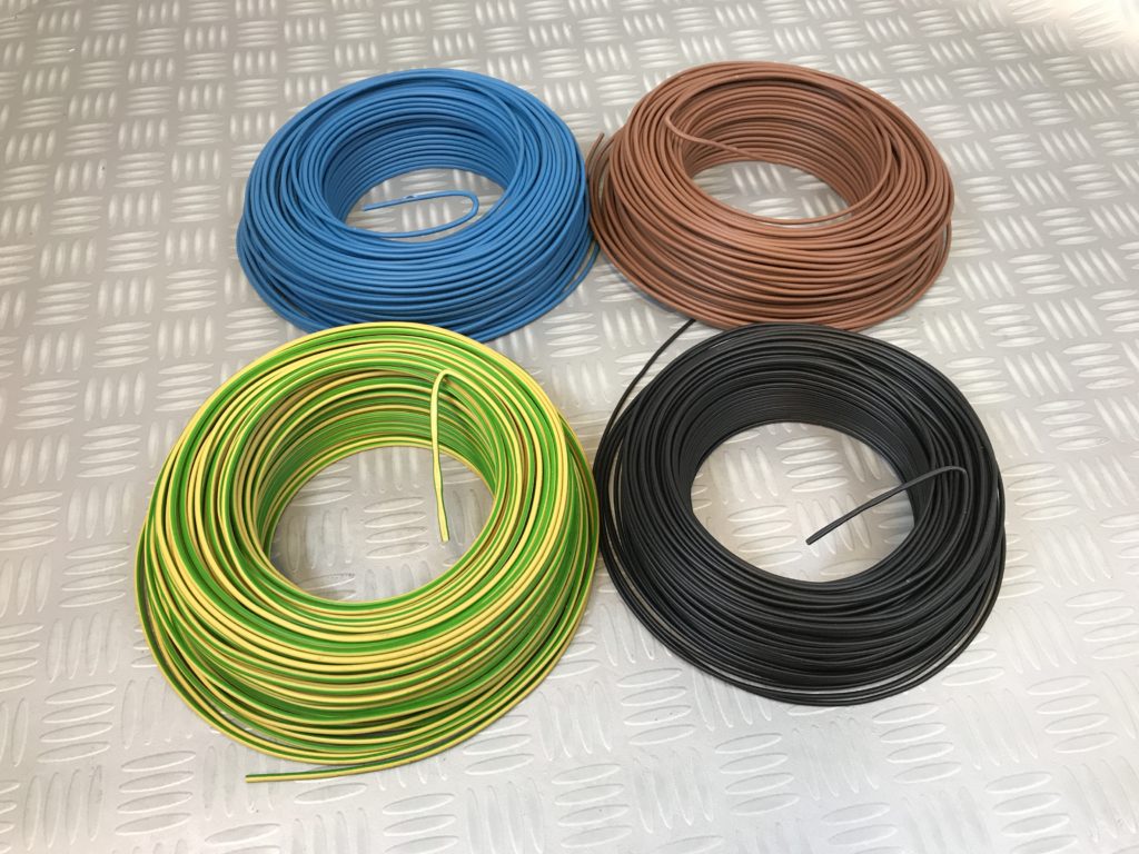 VD draad bruin- VD 2,5mm² per 100 meter - Technim