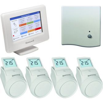 Honeywell Evohome Multi Zone (4 Zones) WiFi Pakket Aan/Uit Inclusief ...