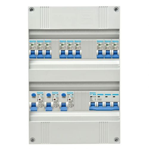 GACIA 3 Fase Groepenkast 9 Groepen 16A Compleet - Technim